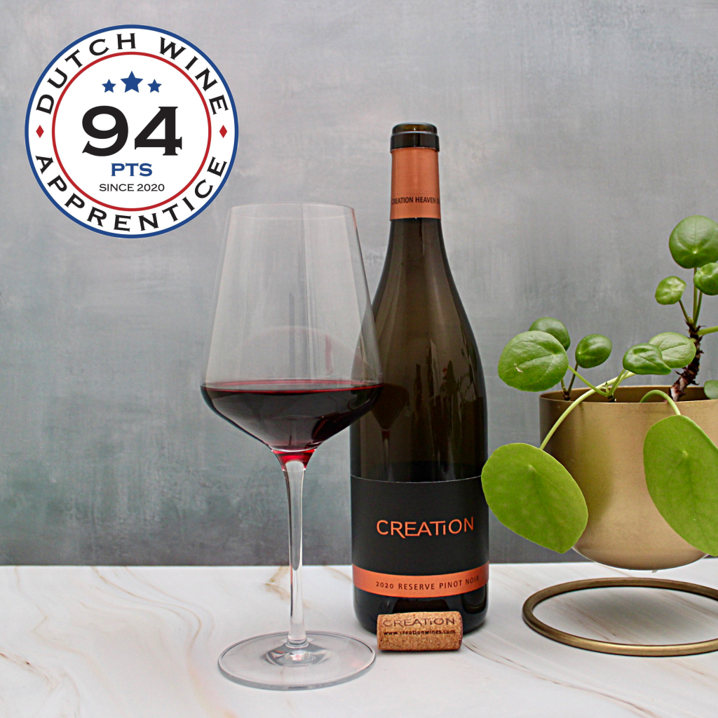 Pinot Noir Reserve 2020 – Creation Wines - Dutch Wine Apprentice
